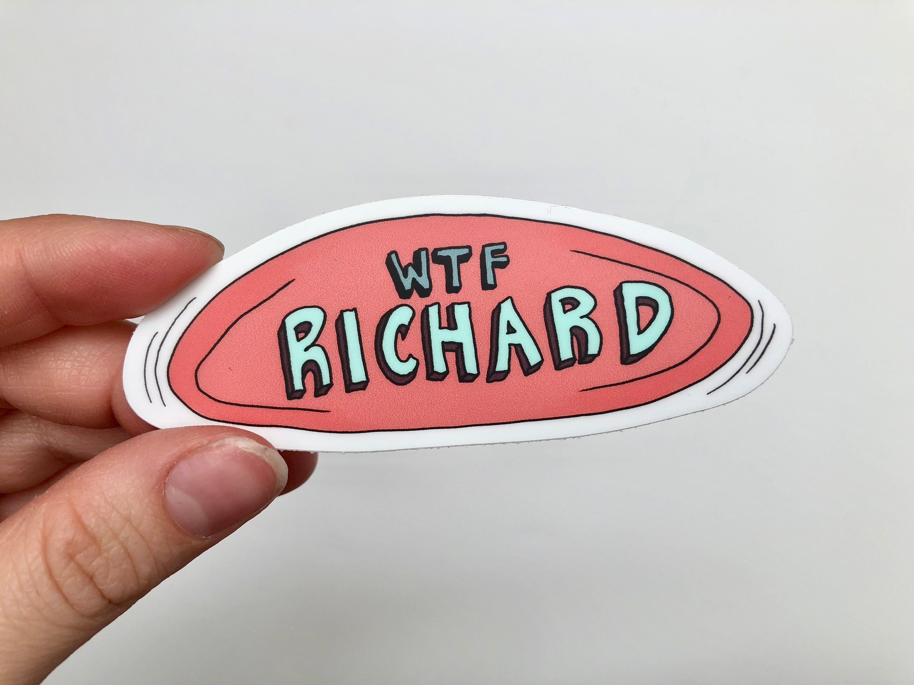 Vine Sticker WTF RICHARD Vine Stickers Laptop Stickers - Etsy