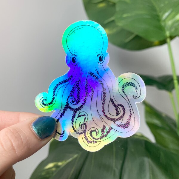 Octopus Laptop Decal - Etsy