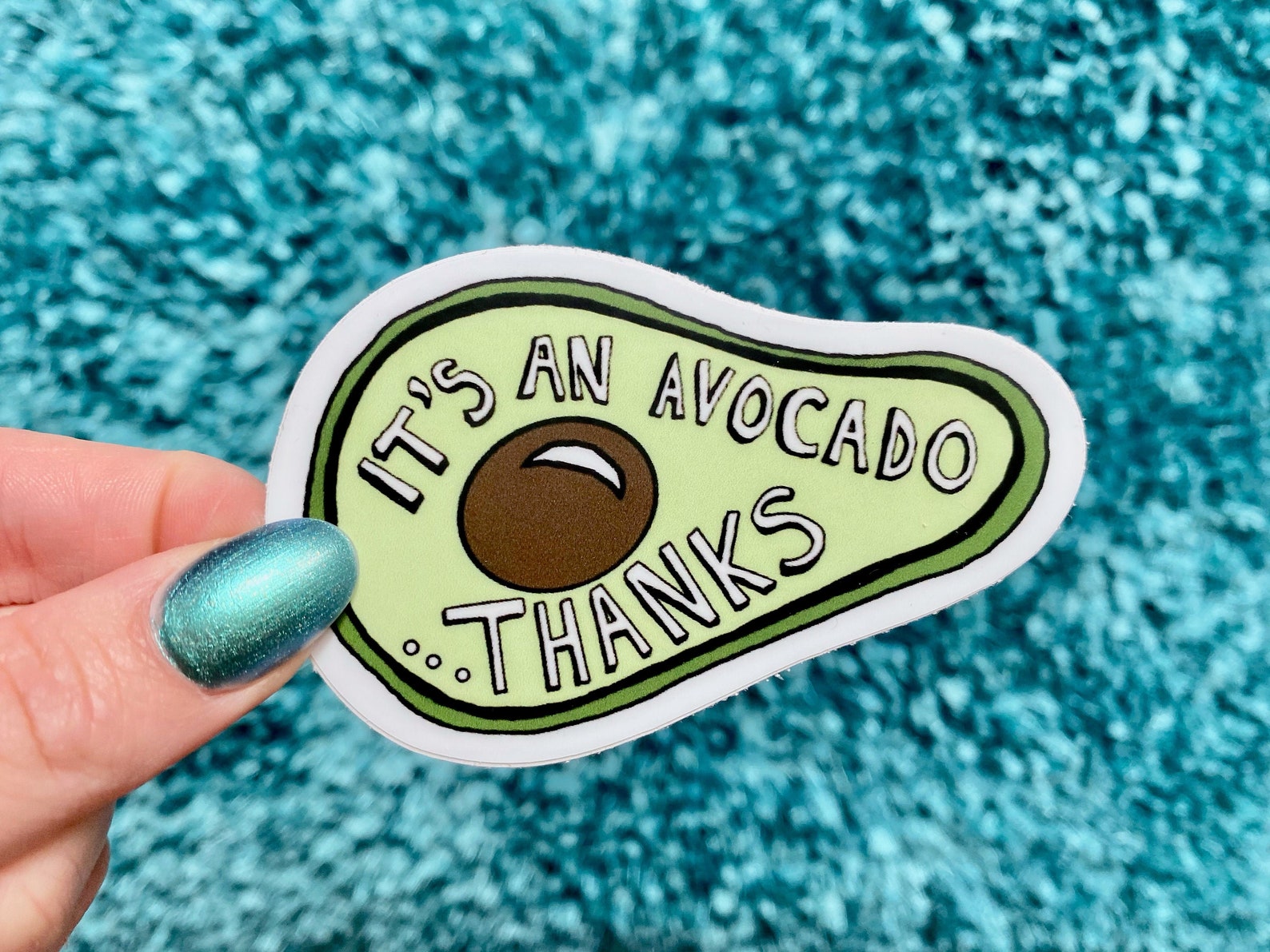 Avocado Vine Sticker It's an Avocado Thanks Funny Vine - Etsy