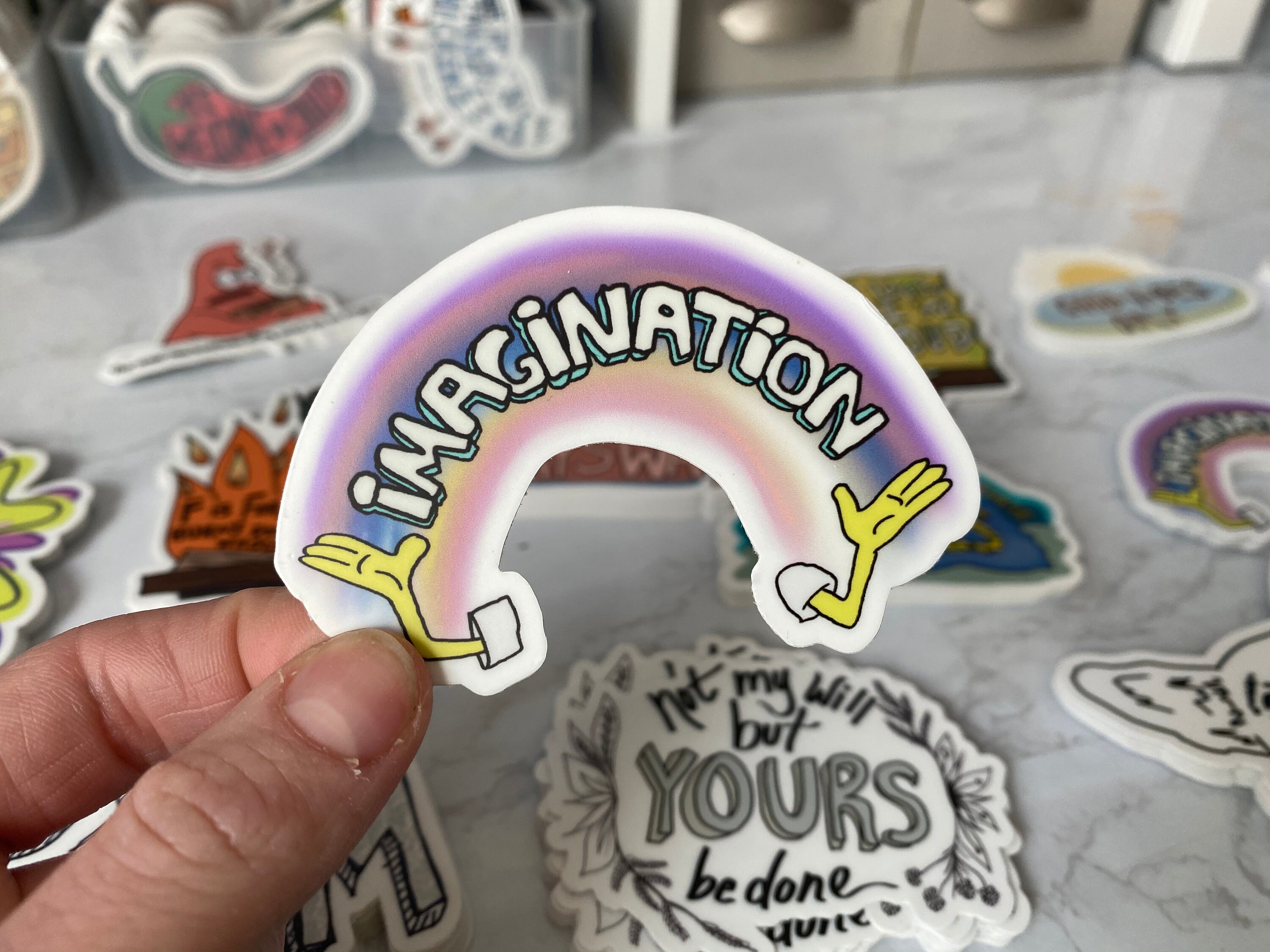 Imagination Sticker Quote Sticker Sticker Funny Sticker - Etsy