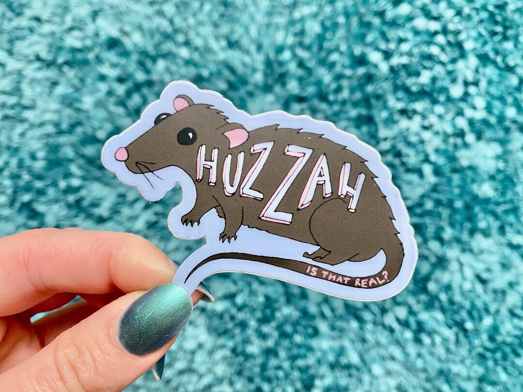 Vine Sticker HUZZAH is That Real Rat Vine Funny Vine Quote Waterproof ...
