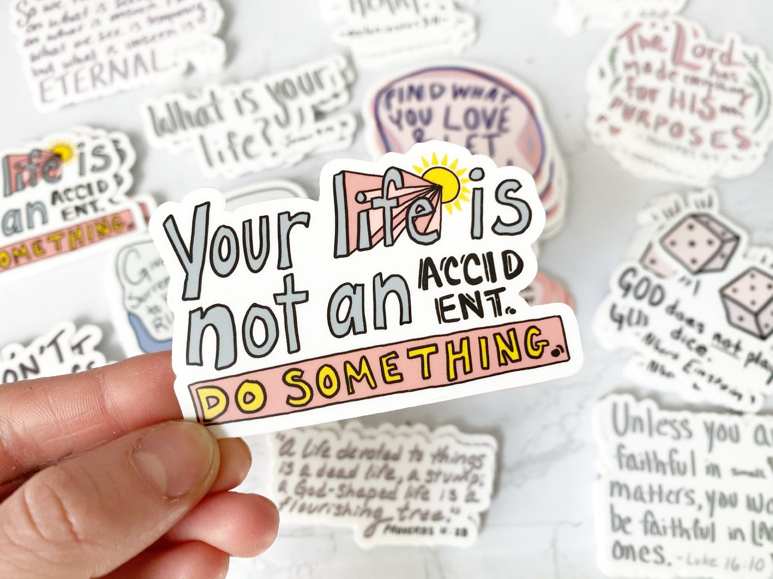 Quote Vinyl Sticker Decal Encouraging Positivity Waterproof - Etsy