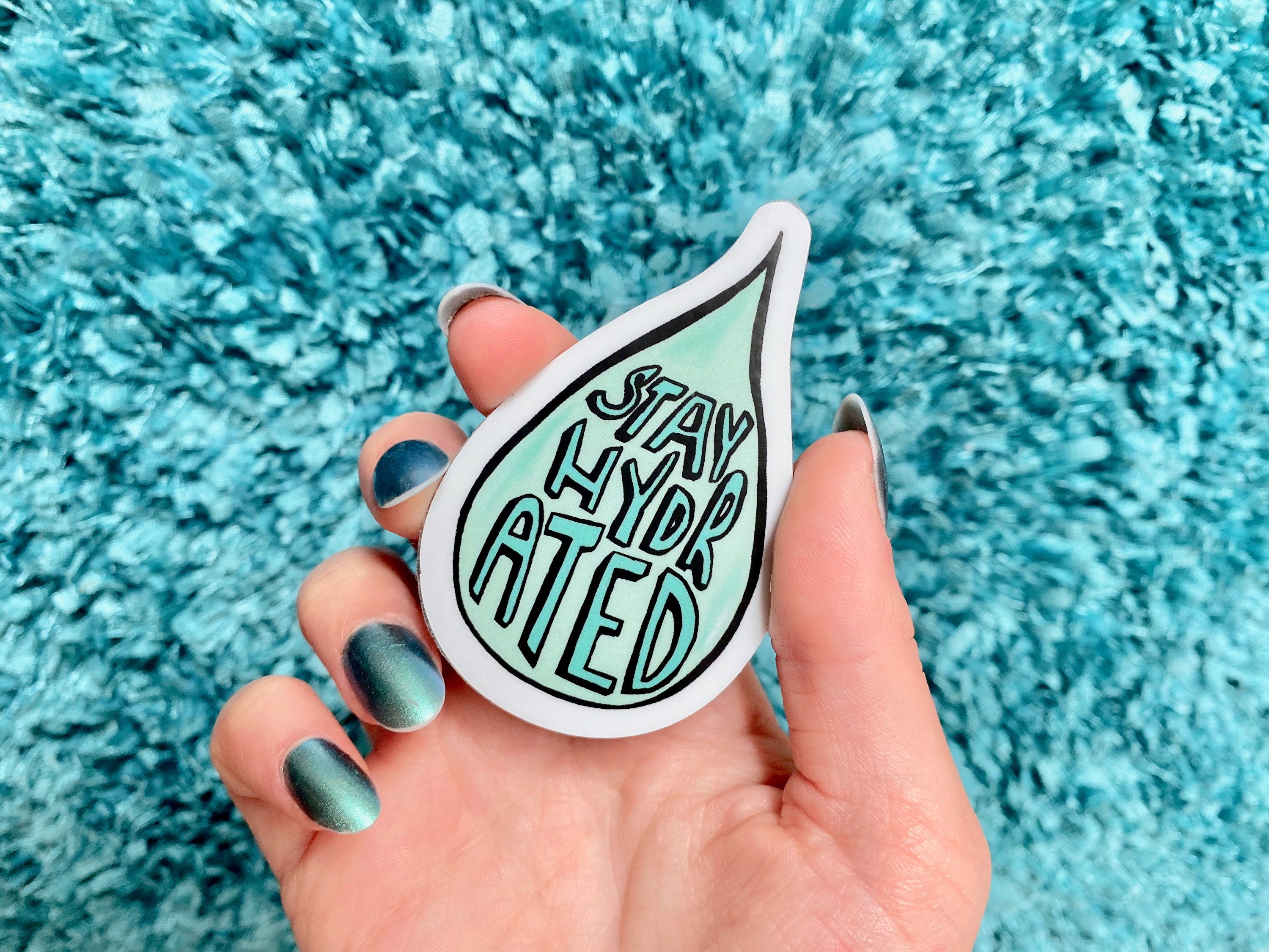 Drink Water Reminder Magnet Water Drop Magnet Refrigerator Magnet Stay ...