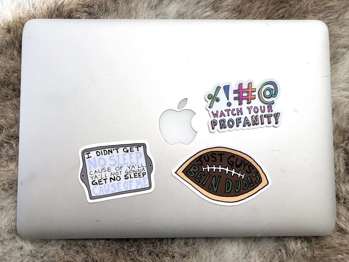 Vine Sticker watch Your Profanity Vinyl Laptop | Etsy