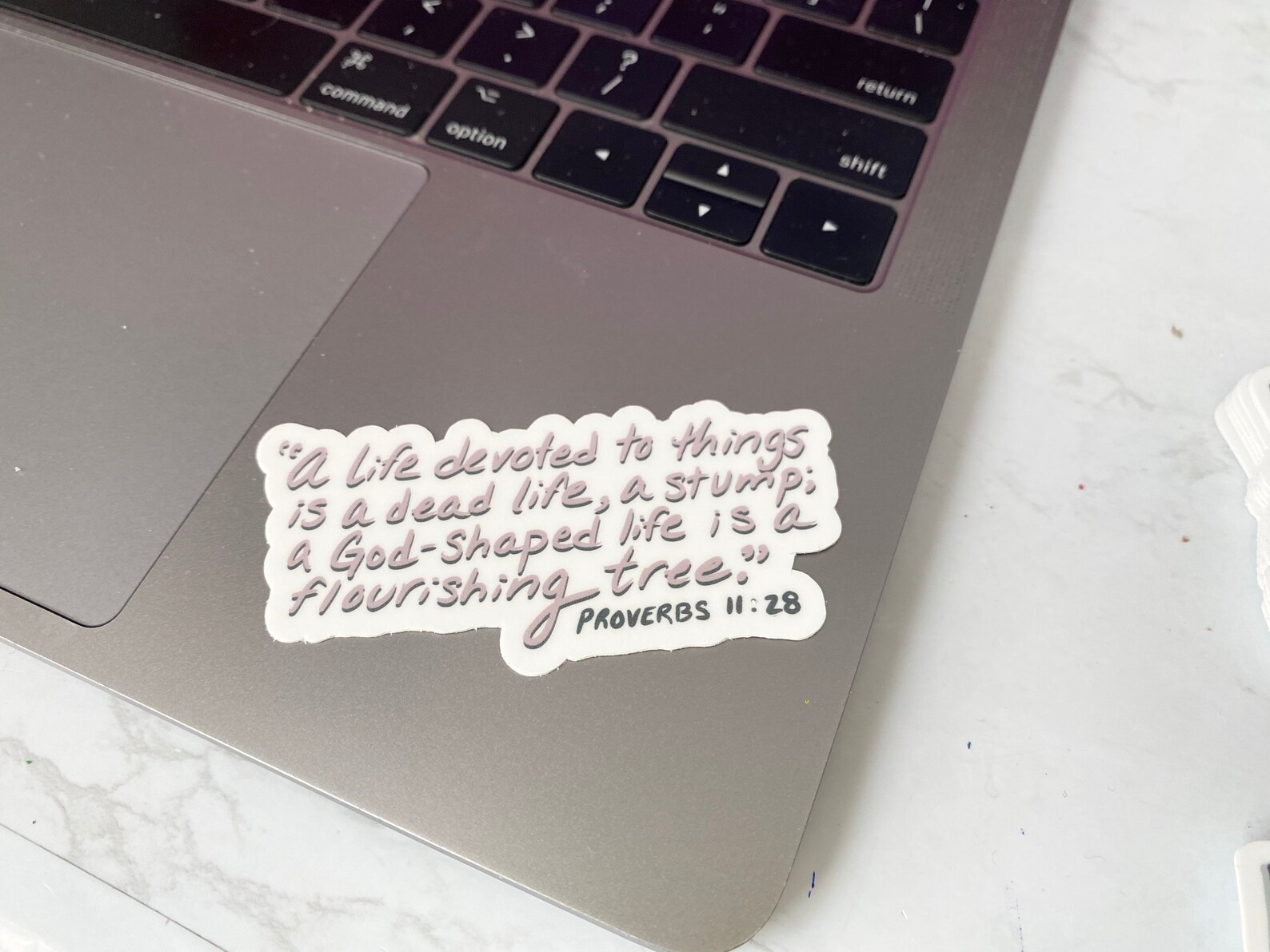 Bible Verse Sticker Vinyl Sticker Decal Proverbs 11:28 - Etsy