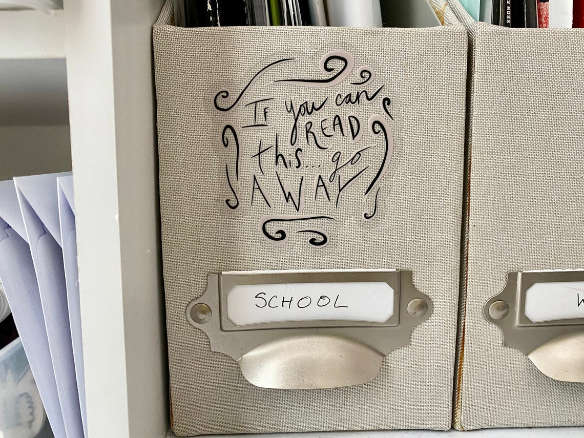 Go Away Sticker Vinyl Laptop Decals Vinyl Stickers for Car - Etsy