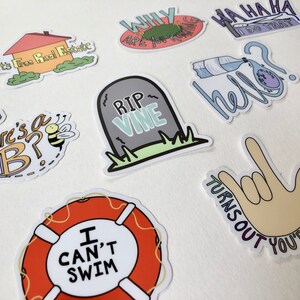 Hello? Vine Sticker, Laptop Stickers, Water Bottle Stickers, Cute ...