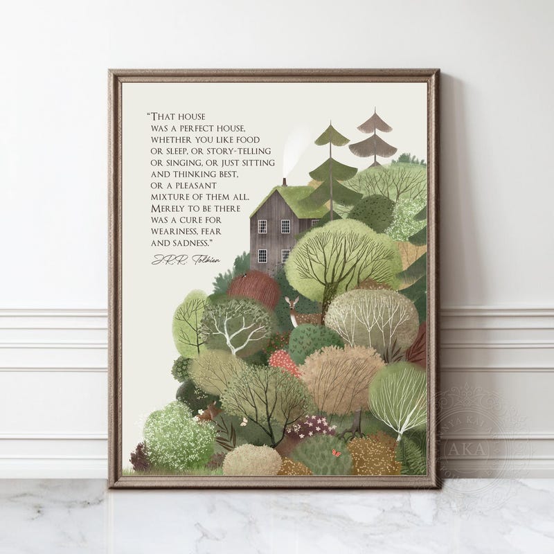 Quote Frame Tolkien - Etsy