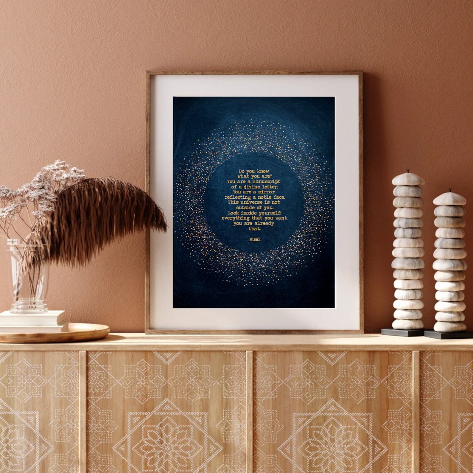 Inspirational Wall Art Rumi Poetry Print Rumi Quote Divine - Etsy