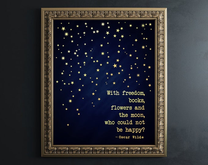 Oscar Wilde Quote Print, Gifts, Poster, Funny Prints, Wall Art ...