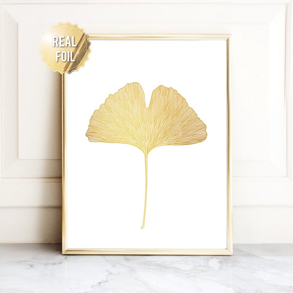 Gingko Leaf Print - Etsy