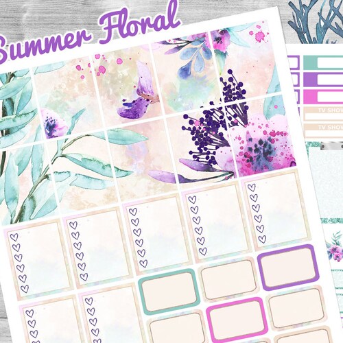 Printable Planner Stickers Fits Erin Condren Planner - Etsy