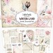 Floral Junk Journal Kit, Winter Woodland, Ephemera, Woodland Animals ...