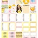Honey Bee Weekly Kit Printable Planner Stickers Planner Girl - Etsy
