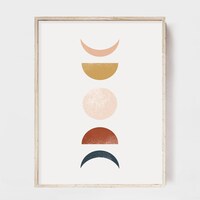 Moon Print - Etsy