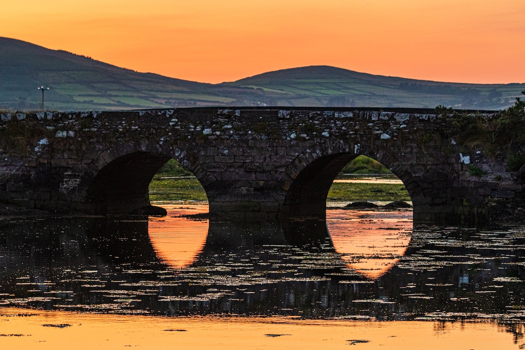 Milltown Bridge Dingle Sunset With Reflections - Etsy