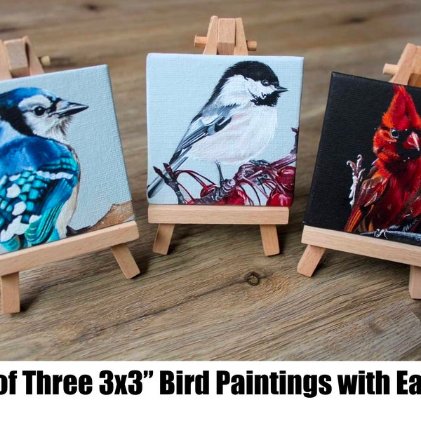 Mini Easel Painting - Etsy