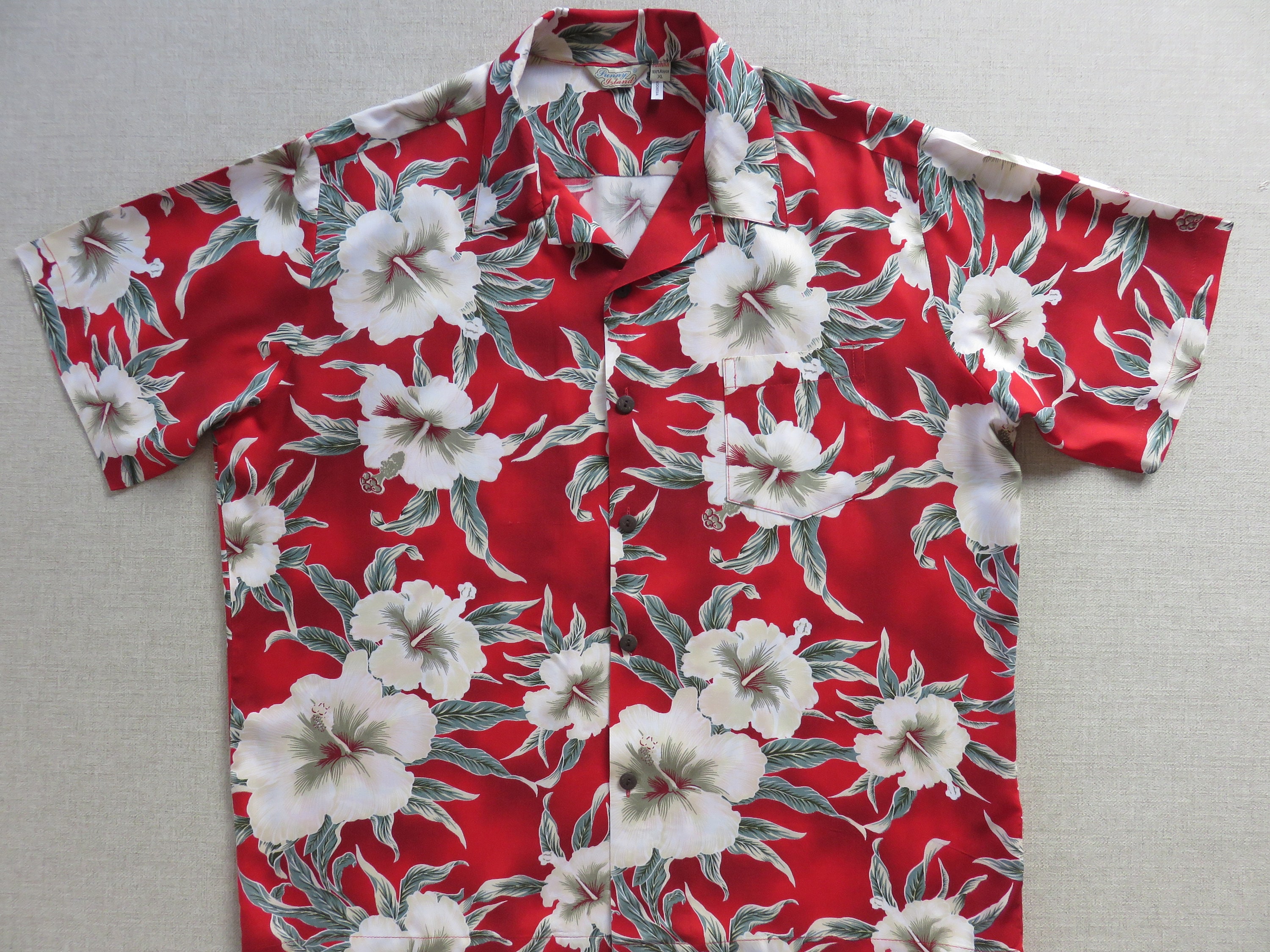 Red Hawaiian Shirt