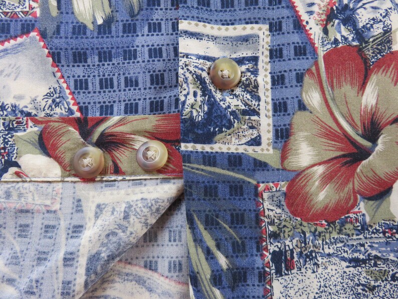 Hawaiian Shirt Men REPP LTD Tropical Aloha Shirt Paradise - Etsy