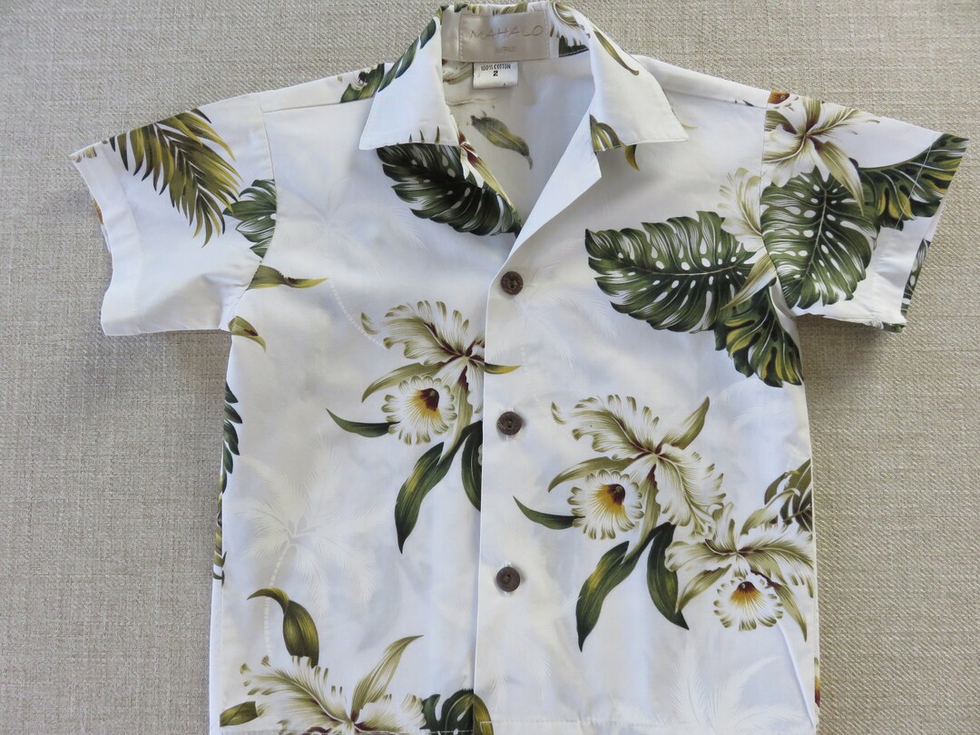 Boy's Hawaiian Shirt, MAHALO Hawaiian Shirt, Made in Hawaii, Kids Aloha ...