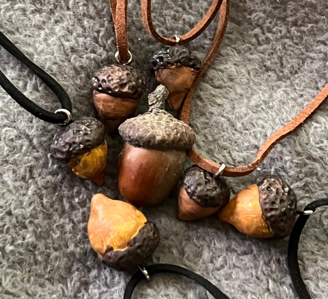 Acorn Necklaces - Etsy