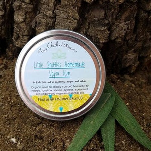 Little Sniffles Homemade Non-toxic Vapor Rub - Etsy