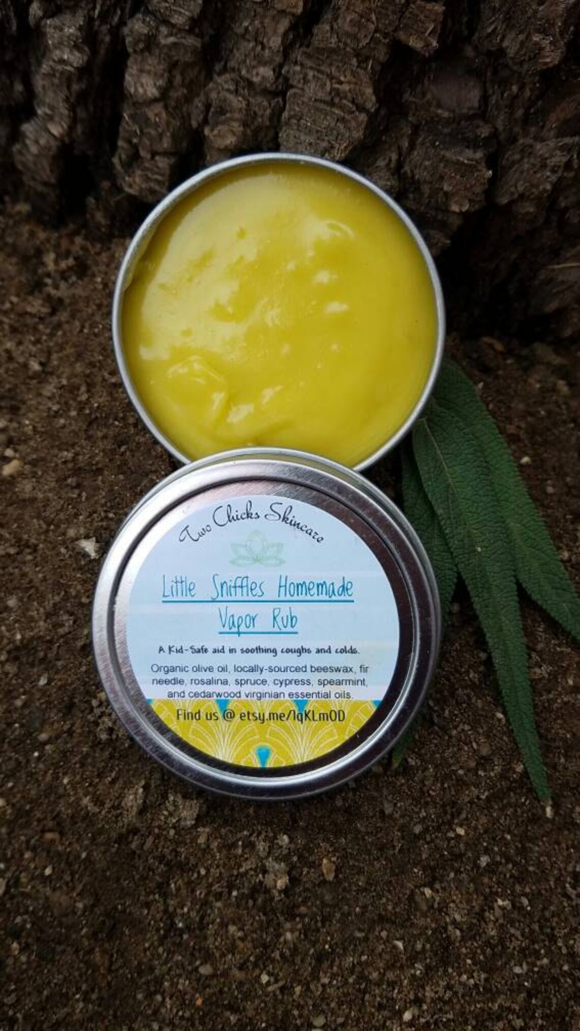 Little Sniffles Homemade Non-toxic Vapor Rub - Etsy