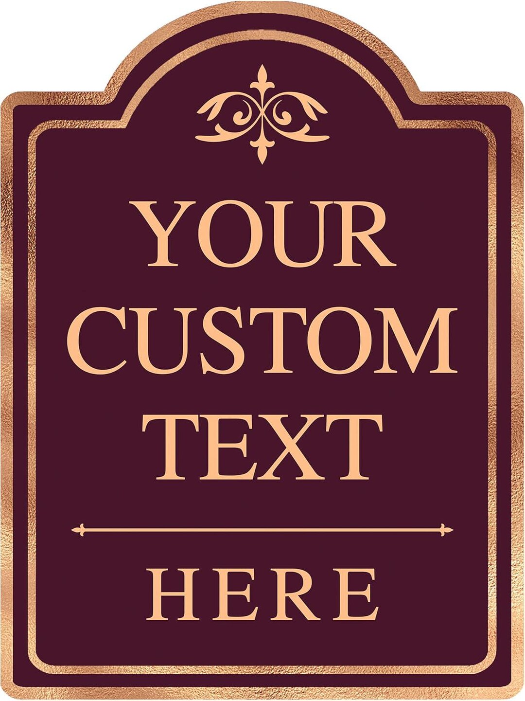 Custom Aluminum Sign: Personalized Metal for Business or Home - Etsy