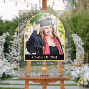 18x24 Custom Graduation Yard Sign, Personalized Graduation Sign With ...