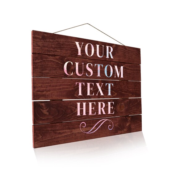 Personalized Wood Pallet Signs Pallet Wall Art Custom Wood | Etsy