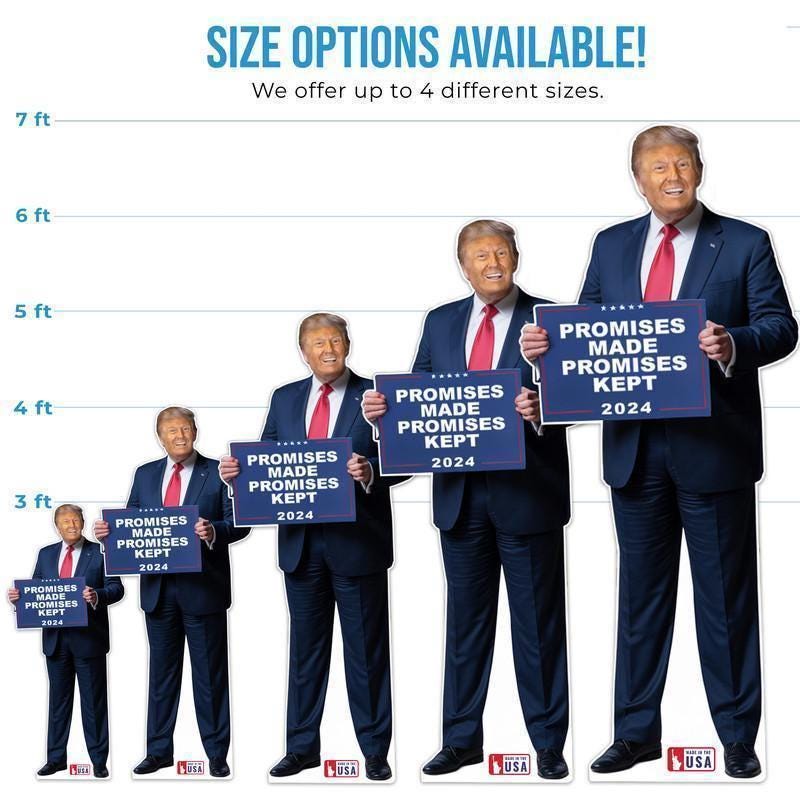 Donald Trump Standee: Life Size Political Decoration (6 Feet Tall) - Etsy