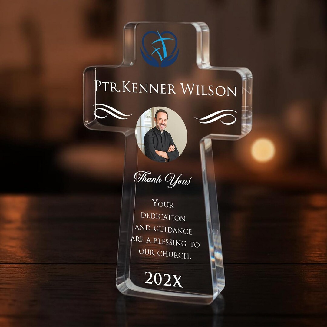 6" Personalized Pastor Appreciation Plaque, Custom Ministry Recognition ...