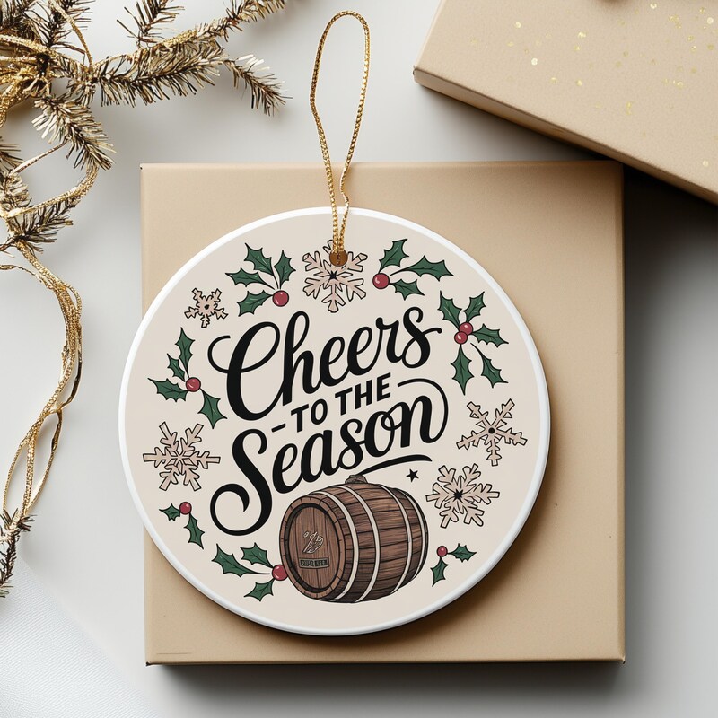 Ceramic Christmas Ornament - Etsy