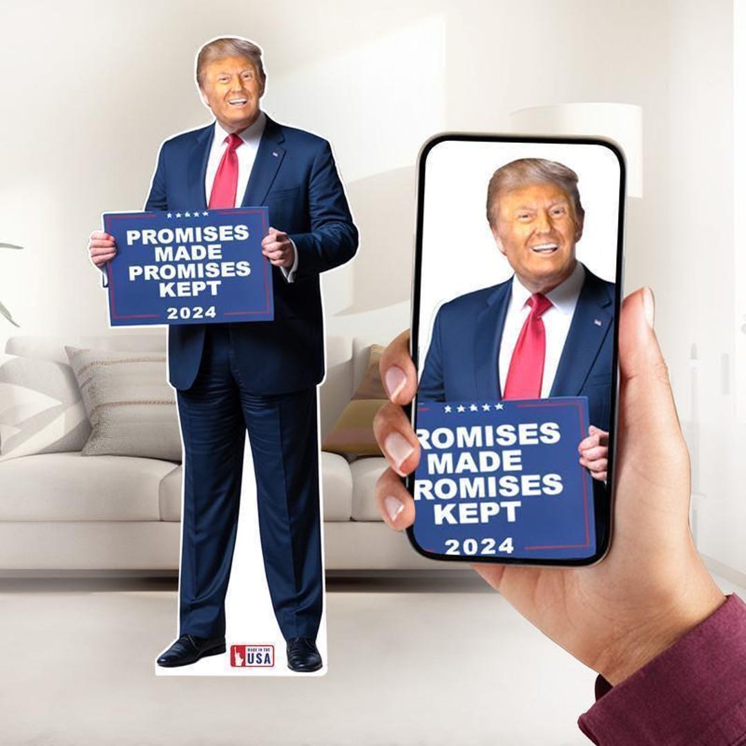 Donald Trump Standee: Life Size Political Decoration (6 Feet Tall) - Etsy