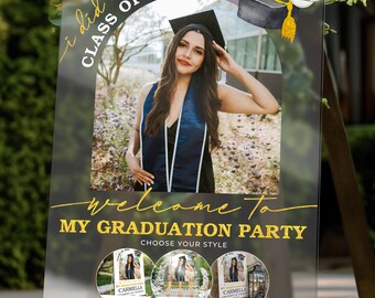 18x24 Custom Graduation Yard Sign, Personalized Graduation Sign With ...