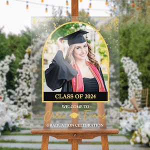 18"x24" Custom Graduation Yard Sign, Personalized Graduation Sign With ...