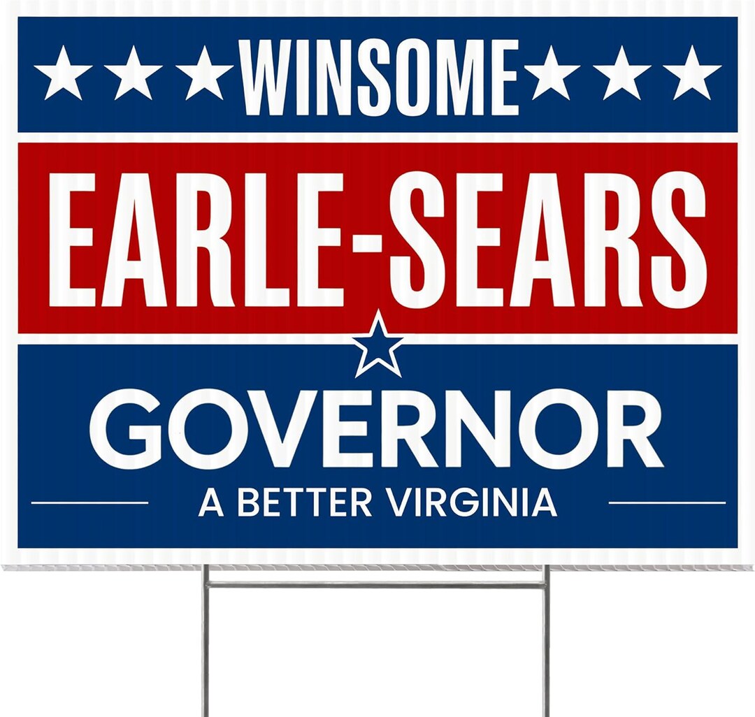 Winsome Earle-sears Governor 2025 Election Yard Sign - Etsy