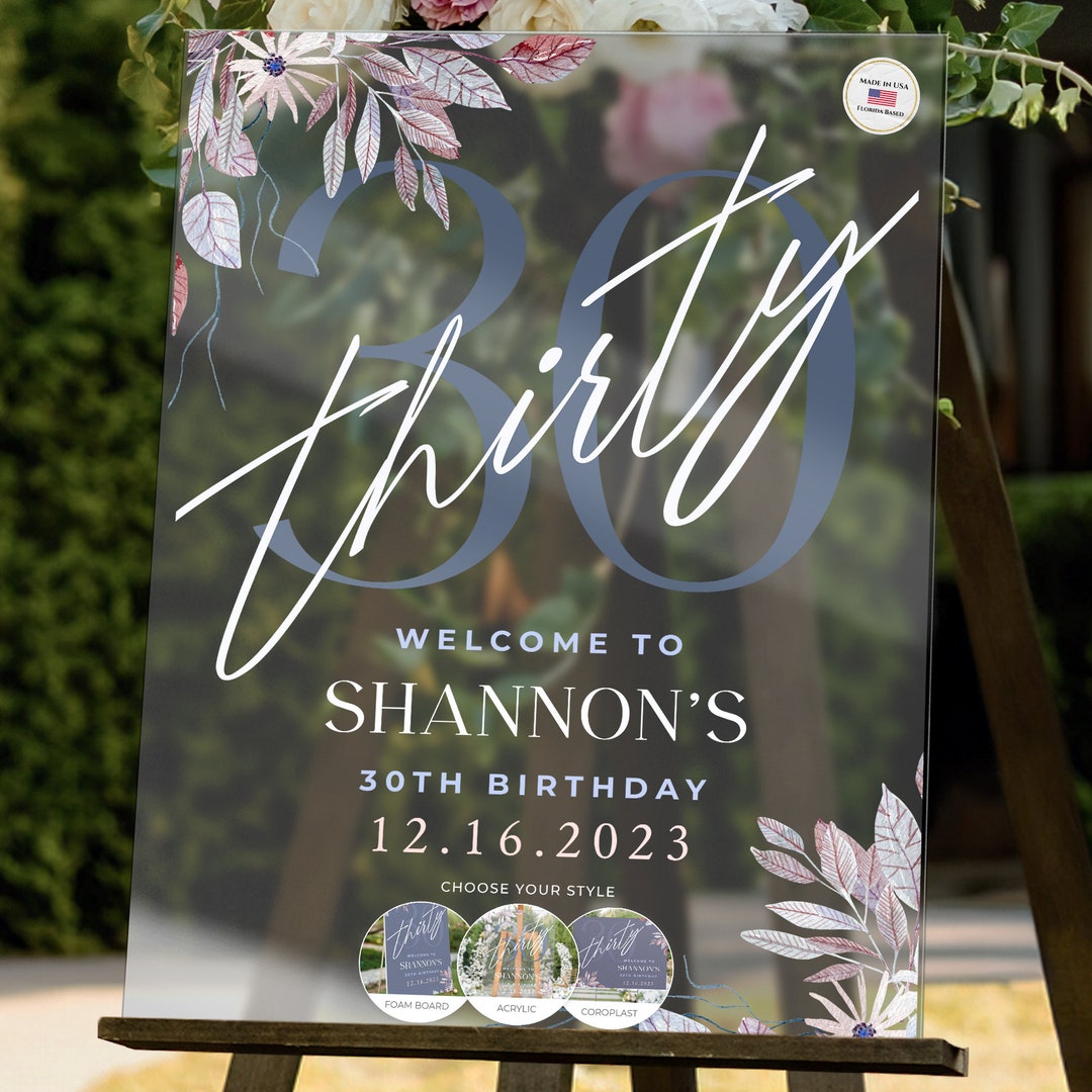 18x24 Personalized Funeral Welcome Sign, Custom Celebration of Life ...