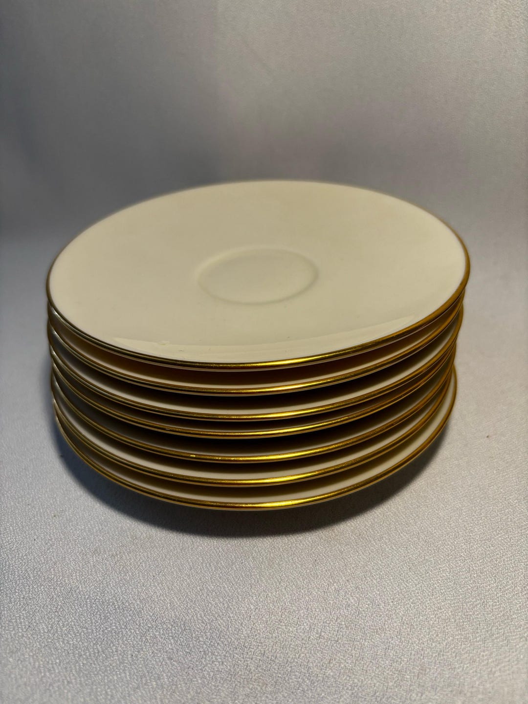 Lenox Tea Cup Plates - Set of 7 - Etsy