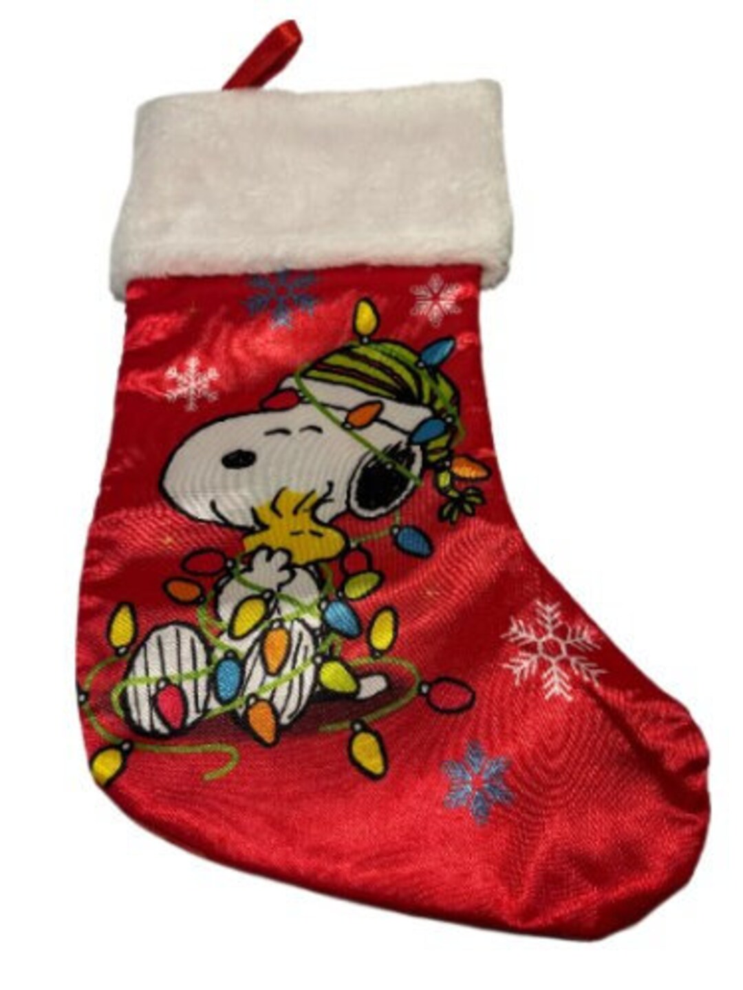 Snoopy & Woodstock Silk Stocking - Etsy