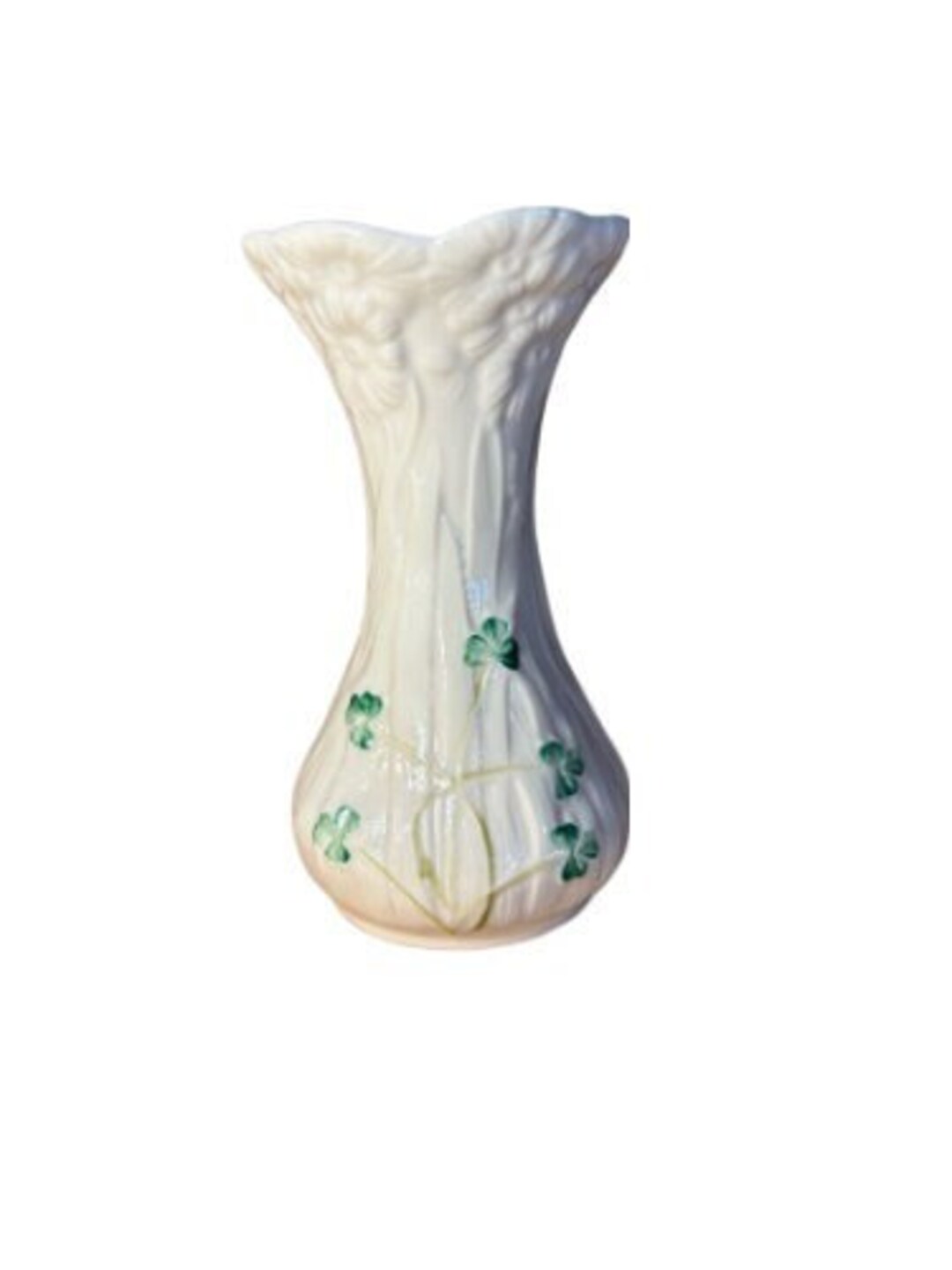 Belleek Daisy Spill Vase Hand Painted Shamrocks - Etsy