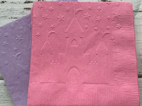 Castle Napkins Princess Party Princess Birthday Princess - Etsy