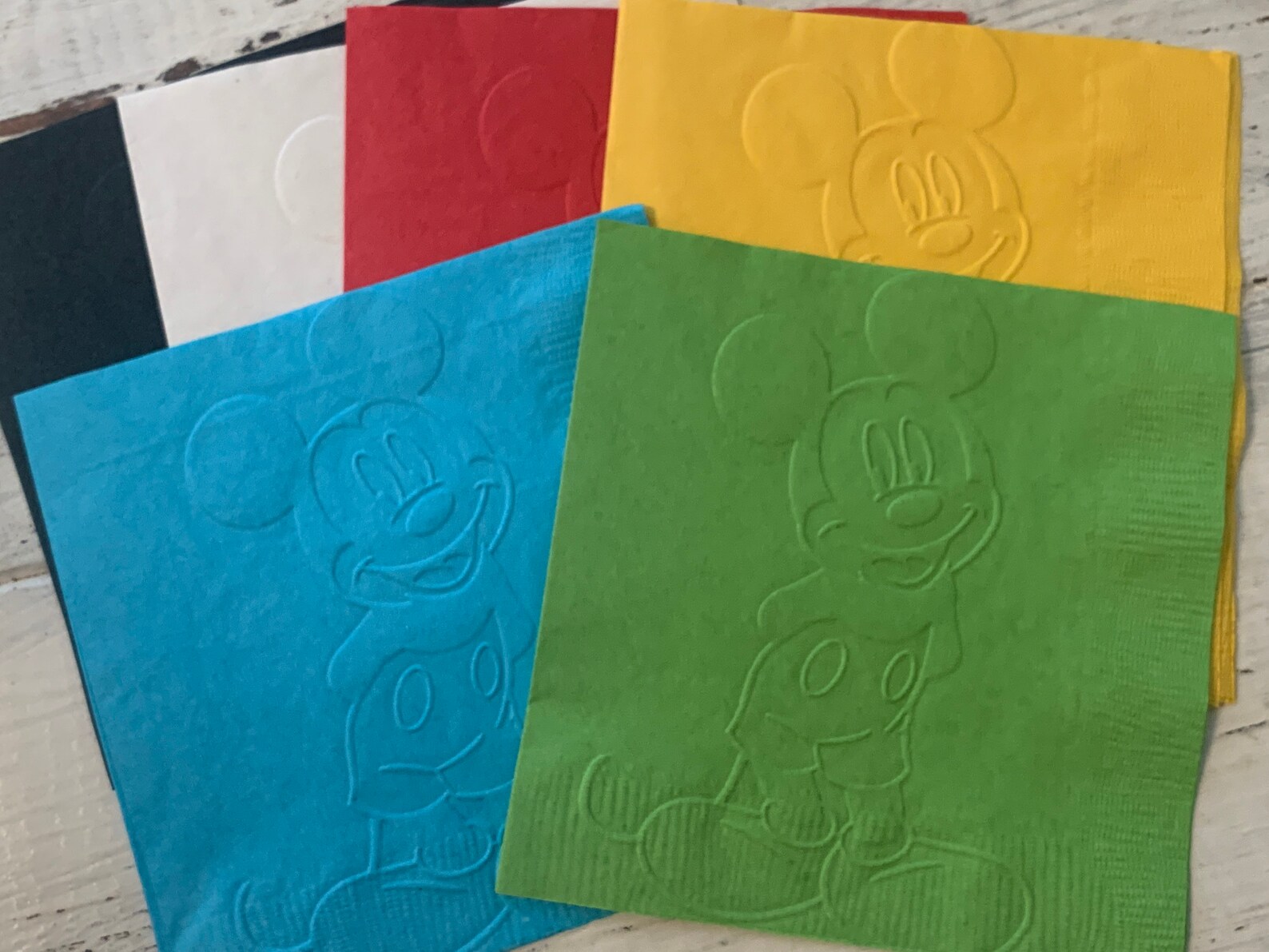 Mickey Mouse Napkins, Birthday, Baby Shower, 1st Birthday - Etsy