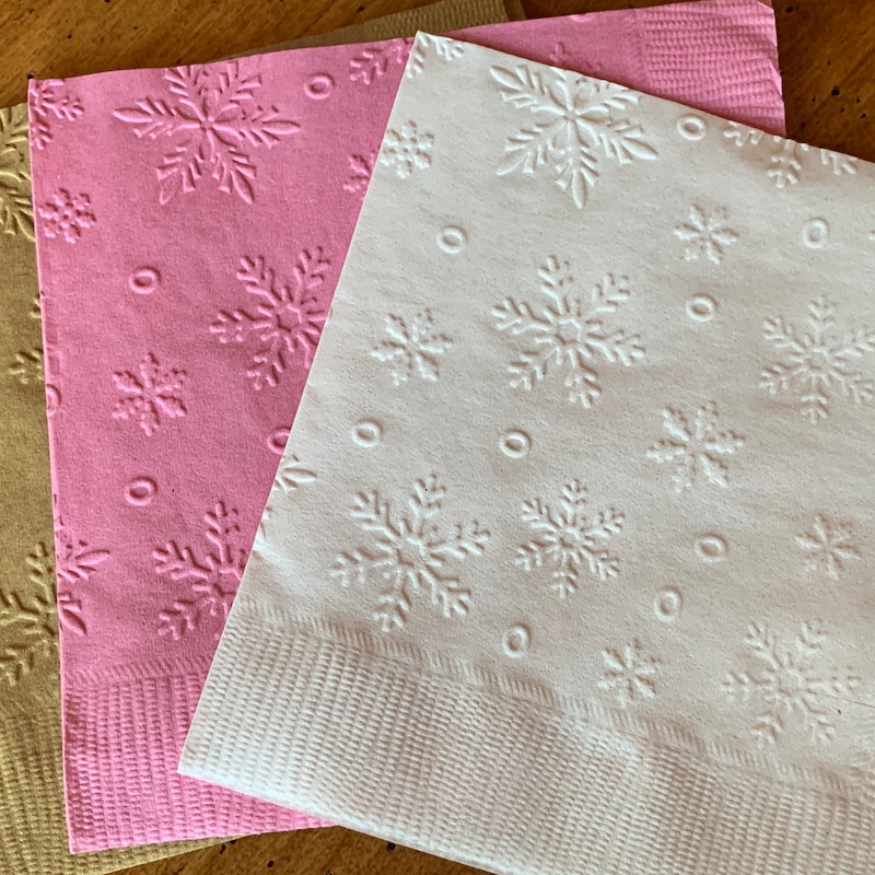 Snowflake Napkins - Etsy