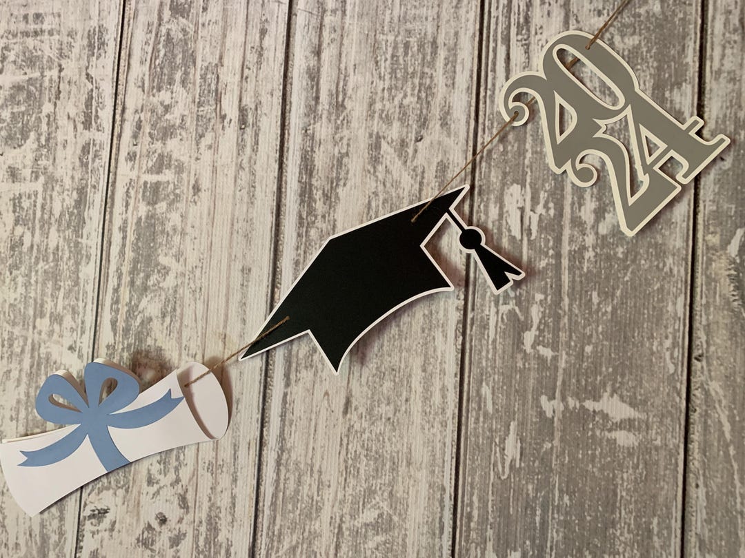 Graduation Garland, 2025, Graduation, Decorations, School Colors, Decor ...