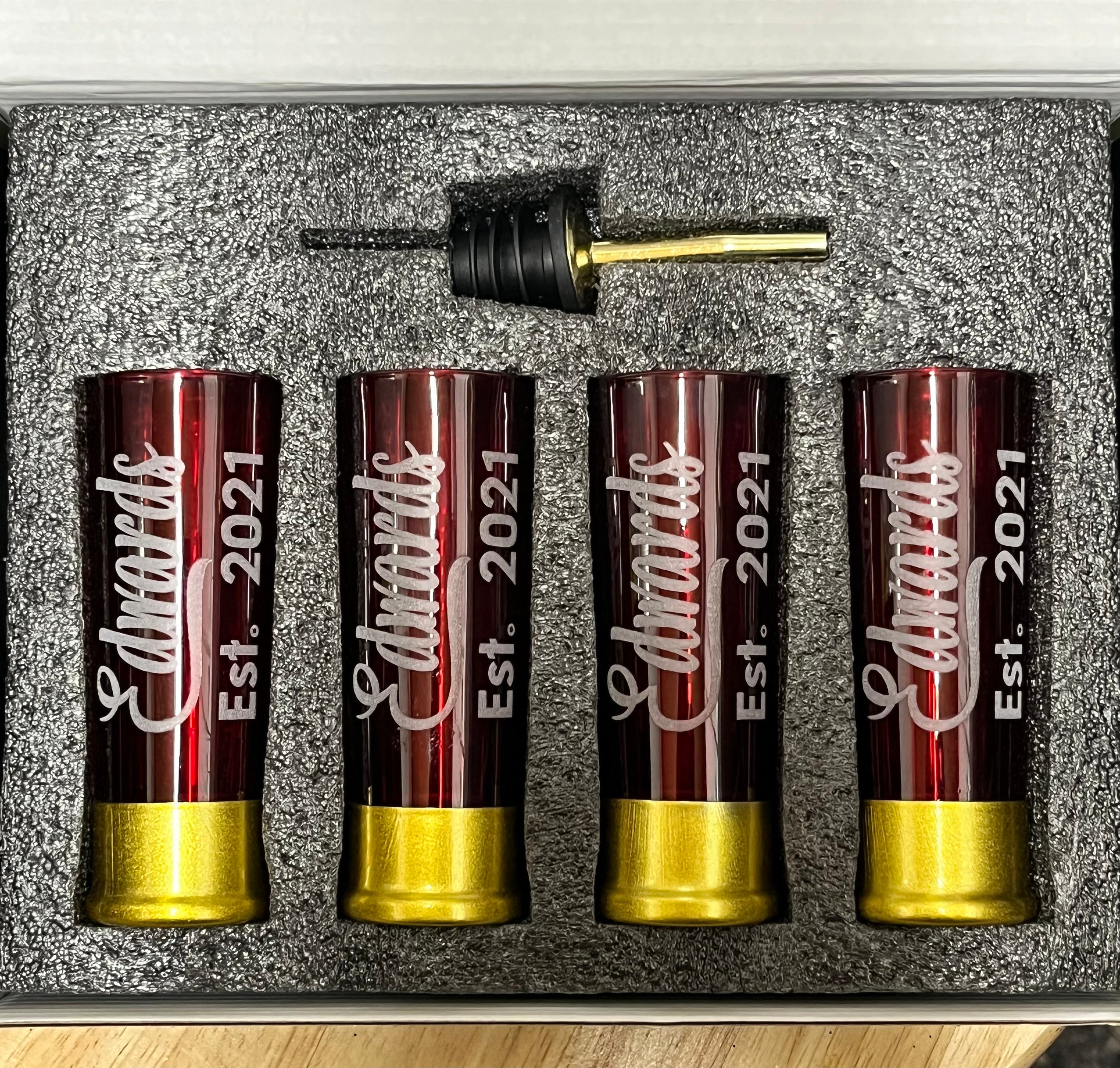 12ga. Shot Gun Shot Glasses Set - Etsy