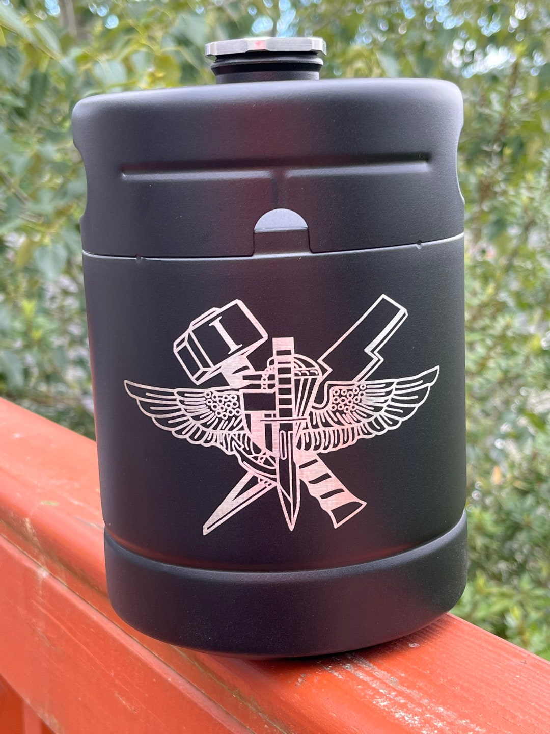 64oz Mini Keg Growler - Etsy