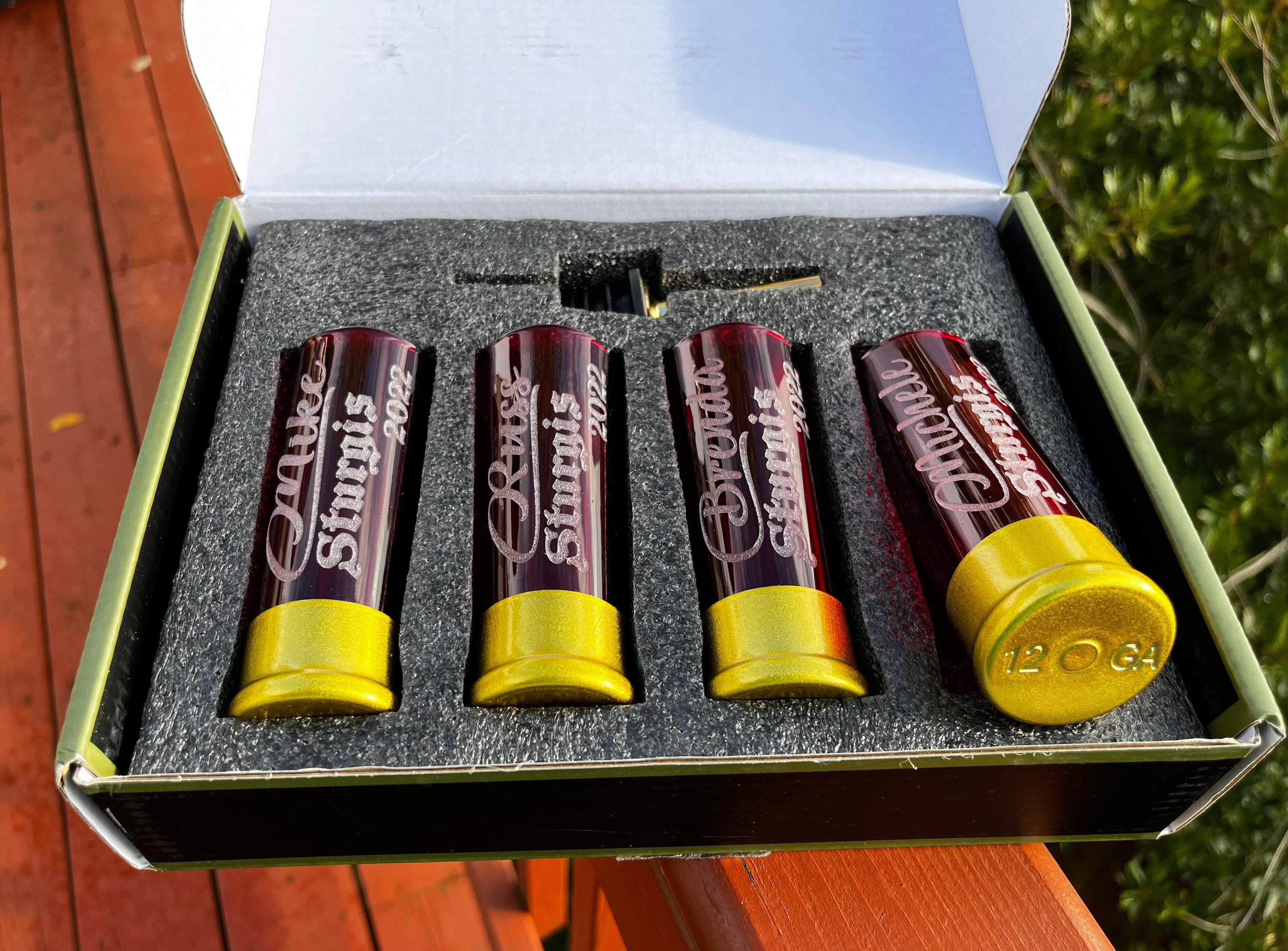 12ga. Shot Gun Shot Glasses Set - Etsy