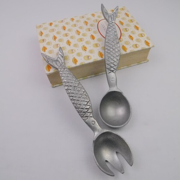 Silver Spoon Fish - Etsy