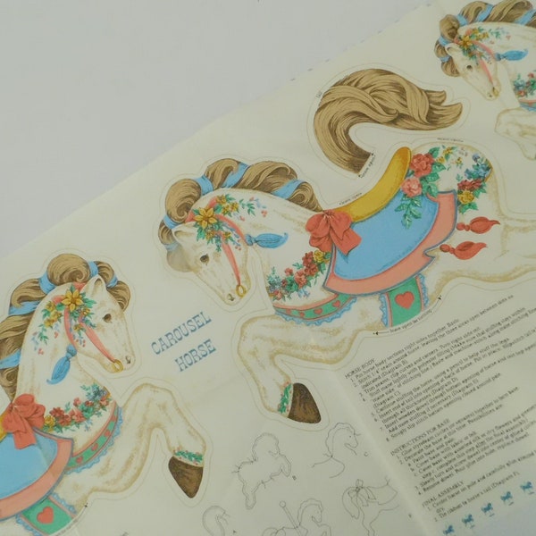 Carousel Horse Applique - Etsy